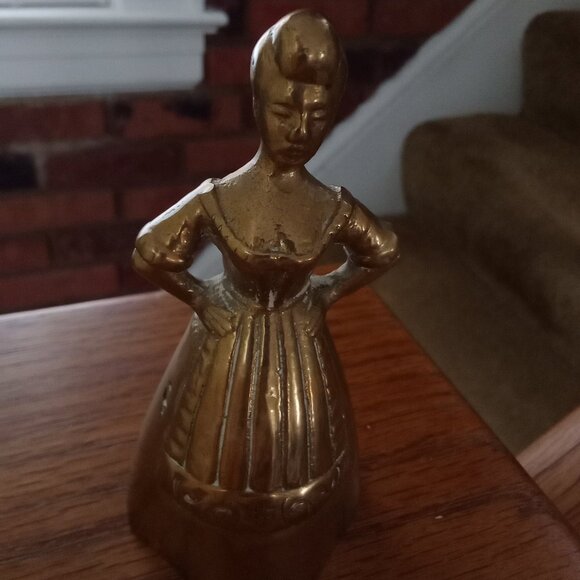 Source Unknown | Dining | Brass Lady Bell | Poshmark